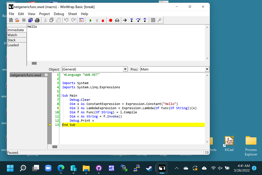 Winwrap® Basic Supports Windows 11 